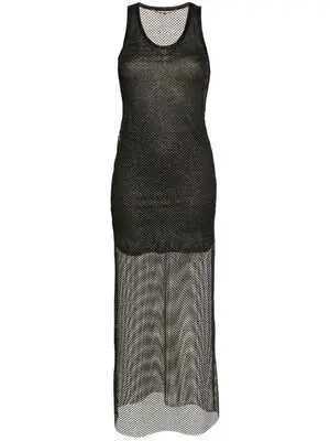 Palm Angels Mesh Maxi Dress