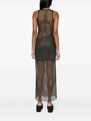 Palm Angels Mesh Maxi Dress