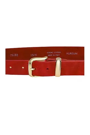 AUREUM Gold Tip Leather Belt