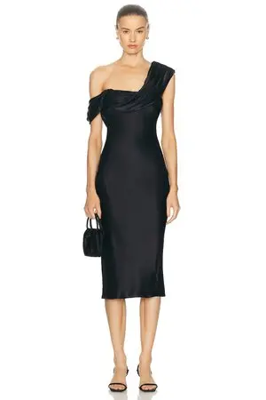 Off-Shoulder Midi Dresses
