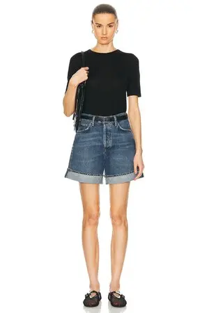 AGOLDE Dame Denim Short