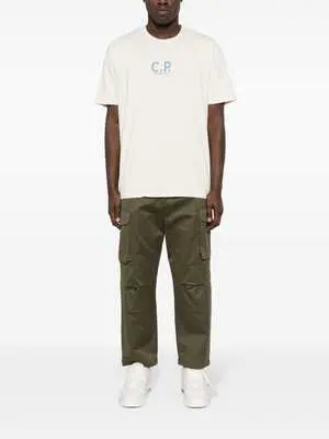C.P. COMPANY Logo-print Cotton T-shirt