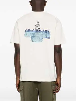 C.P. COMPANY Logo-print Cotton T-shirt