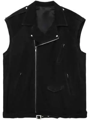 Rick Owens Leather Biker Vest