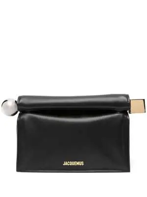 Jacquemus Rond Carré Clutch Bag - Black