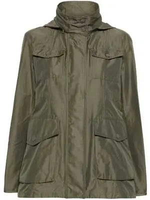 Moncler Ilo Concealed-hood Jacket - Green
