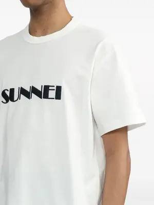 Sunnei Logo-print Cotton T-shirt