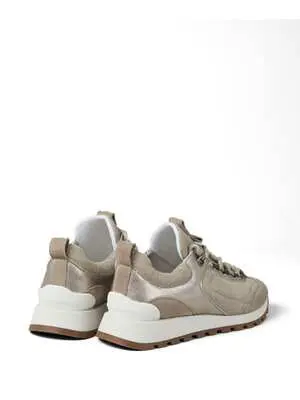 Brunello Cucinelli Panelled Lace-up Sneakers