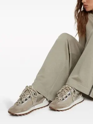 Brunello Cucinelli Panelled Lace-up Sneakers
