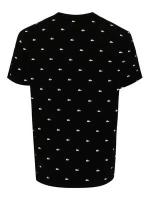 Lacoste Logo-embroidered Cotton Pyjama Set