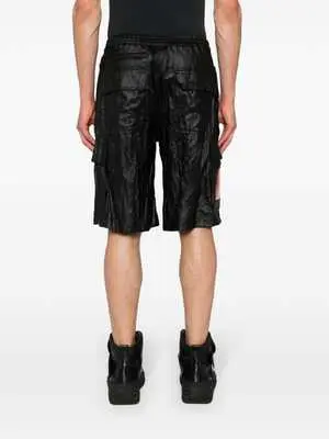 44 LABEL GROUP Crinkled-finish Cargo Shorts
