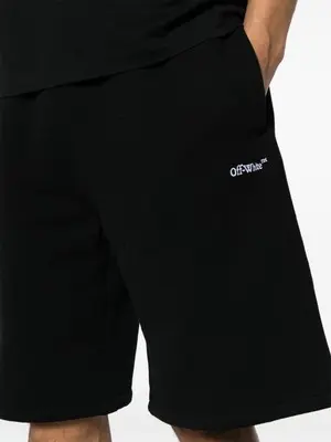 Off-White Bandana Skate Sweatshorts - Black