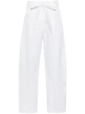 Pinko Belted Wide-leg Trousers