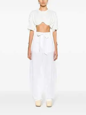 Pinko Belted Wide-leg Trousers