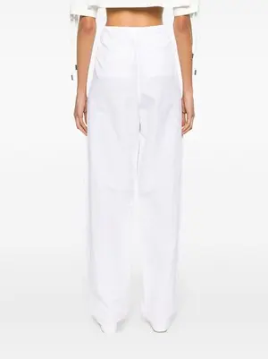 Pinko Belted Wide-leg Trousers