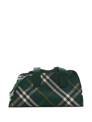 Burberry Check-pattern Duffle Bag