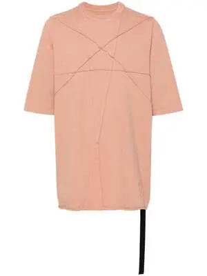 Rick Owens Jumbo Ss Cotton T-shirt - Pink