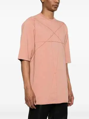 Rick Owens Jumbo Ss Cotton T-shirt - Pink