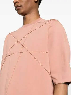 Rick Owens Jumbo Ss Cotton T-shirt - Pink