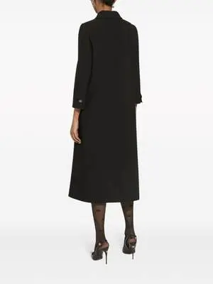 Dolce & Gabbana Logo-button Single-breasted Coat