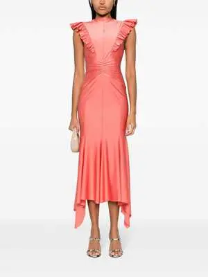 Philosophy Di Lorenzo Serafini Ruffled Midi Dress
