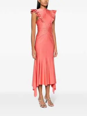 Philosophy Di Lorenzo Serafini Ruffled Midi Dress
