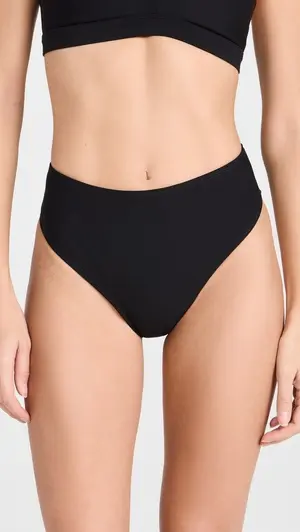 STYLEST Brief Bikini Bottom - Caviar