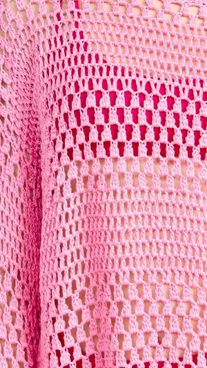 Show Me Your Mumu Crochet Paula Pullover - Bubblegum Pink