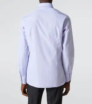 TOM FORD Cotton Poplin Shirt - Blue