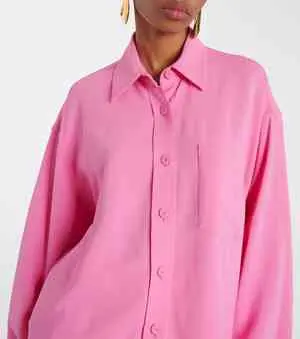 Stella McCartney Oversized Crêpe Shirt
