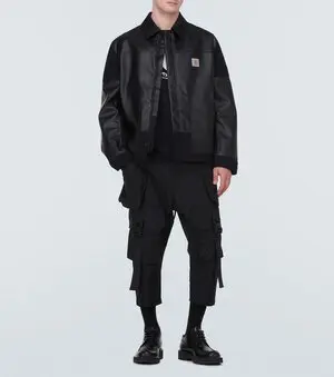 Junya Watanabe Cotton-blend Gabardine Cargo Pants