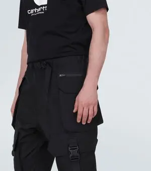 Junya Watanabe Cotton-blend Gabardine Cargo Pants