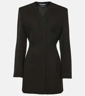 Jacquemus La Robe Cubo Minidress - Black