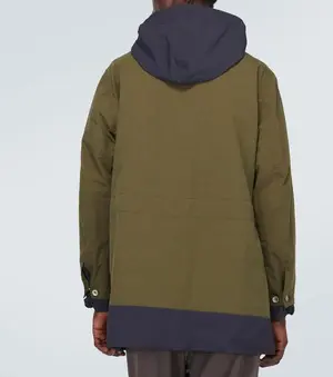 Sacai Reversible Cotton-blend Ripstop Coat