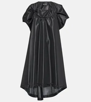 Junya Watanabe Draped Midi Dress - Black