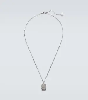 Shay Jewelry 18kt White Pendant Necklace With Diamonds - Silver