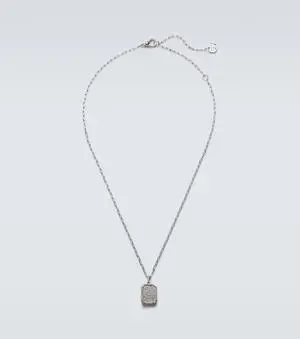 Shay Jewelry 18kt White Pendant Necklace With Diamonds - Silver