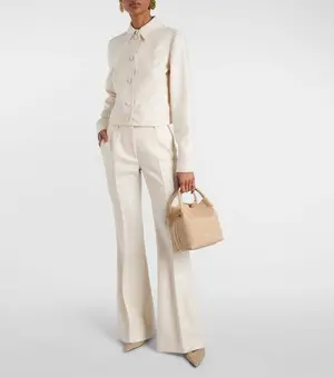 Loro Piana Bale Small Leather Tote Bag - Beige