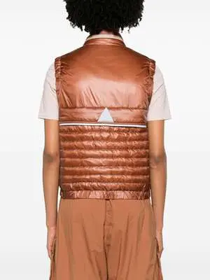 Moncler Gumiane Quilted Down Gilet - Red