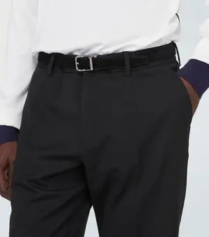 Dolce & Gabbana Suede Belt - Black