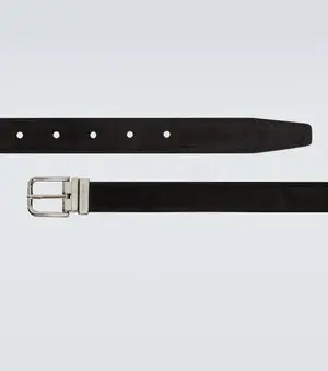 Dolce & Gabbana Suede Belt - Black