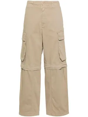 SEMICOUTURE Herringbone Cargo Trousers