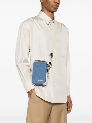 Jacquemus La Cuerda Vertical Messenger Bag - Blue