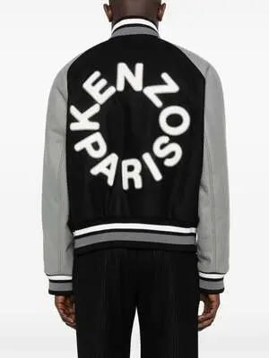 Kenzo Logo-appliqué Bomber Jacket