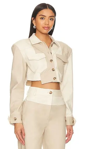 CAMILA COELHO Araceli Cropped Jacket