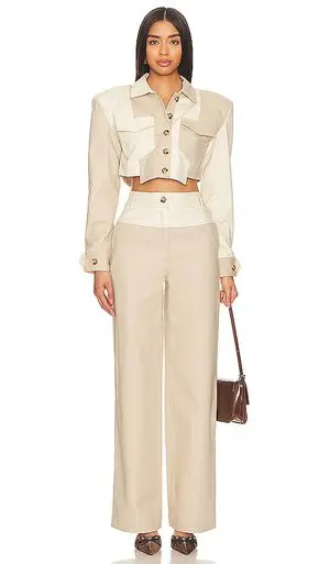 CAMILA COELHO Araceli Cropped Jacket