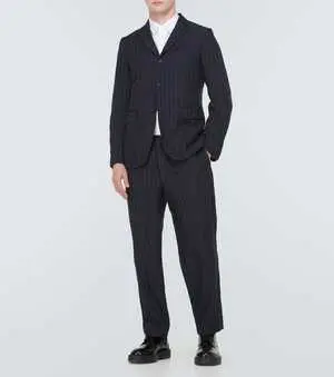 Comme Des Garçons Homme Deux Striped Straight Pants
