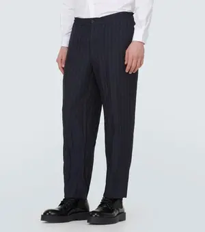 Comme Des Garçons Homme Deux Striped Straight Pants