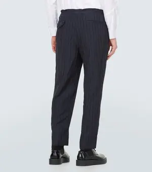 Comme Des Garçons Homme Deux Striped Straight Pants