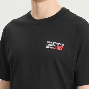 NEW BALANCE Nb Athletics Premium Logo Relaxed T-shirt - Black